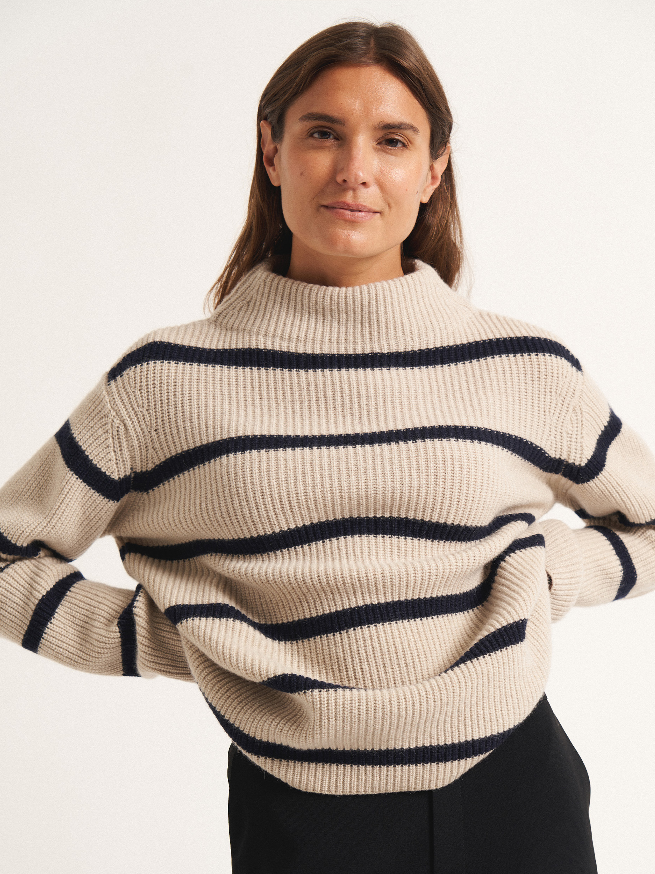 Arholma Kashmirtröja Randig